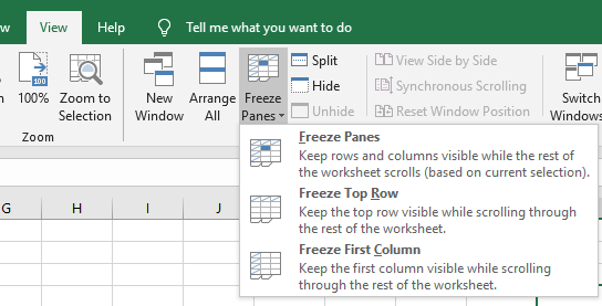 How To Freeze Top Row And First Column At The Same Time In Excel 